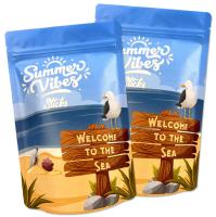 China Printing Plastic Bag Manufacturer Full Printing Stand Up Zip Lock Pouch Mylar Packaging Bag for sale