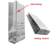 China Custom Printed Aluminum Foil Reusable Zipper One Way Valve Sustainable Side Gusset Coffee Tea Food Plastic Packaging Bags for sale