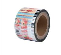 China Custom Printing Sachet Packaging Roll Film Food Grade Pe Bopp Candy Lollipop Chocolate Food Auto-Packaging Roll Film for sale