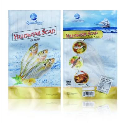 China Custom Printer Heat Seal Three Side Leak Proof Sleeves Vacuum Plastic Frozen Food Packaging Pouch Bag for sale