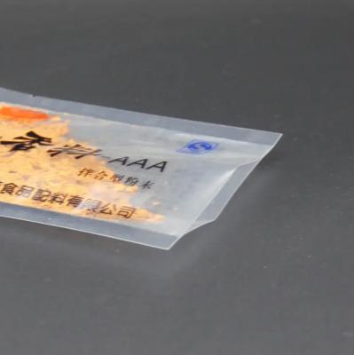 China Eco Friendly Custom Printed Plastic Small Bag Seasoning Spices Sugar 3 Side Sealing Transparent Food Packaging Sachet for sale
