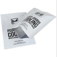 China Custom Logo Printed Three Side Heat Sealable Flat Cosmetic Facial Mask Packaging Sachet Face Mask Bag for sale