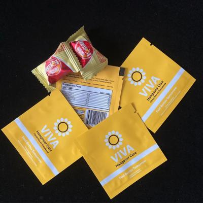China Polysmarts Recyclable 3 Side Seal Heat Seal Bag Reclosable Aluminum Foil 3 Side Seal Bag With Customized Design for sale