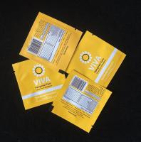 China Polysmarts Recyclable 3 Side Seal Heat Seal Bag Reclosable Aluminum Foil 3 Side Seal Bag With Customized Design for sale