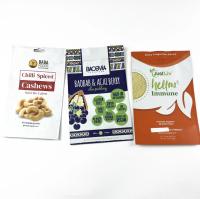 China Free Samples Digital Printing Bags Mylar Bag Zipper Smell Proof Nut Cashew Packaging Pouch Matte Surface Doypack For Nuts for sale