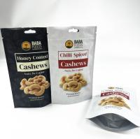 China Free Samples Digital Printing Bags Mylar Bag Zipper Smell Proof Nut Cashew Packaging Pouch Matte Surface Doypack For Nuts for sale