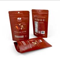 China Custom Printed Aluminium Foil Bags Biscuits Nuts Tea Coffee Food Packaging Plastic Zip Stand Up Pouches for sale