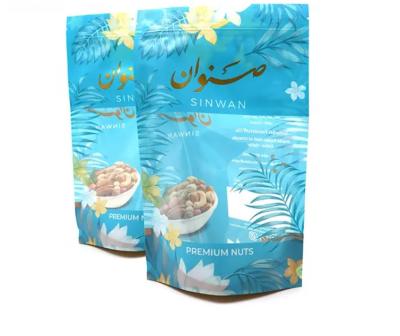 China Custom Plastic Bags Food Packaging Bag Plastic Aluminum Foil Mylar Zipper Ziplock Bag Stand Up Pouch Doypack For Nuts Snack for sale