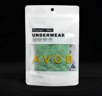 China Custom Resealable Stand Up Pouch Underwear Packaging Zip Lock Mylar Bags With Clear Window for sale