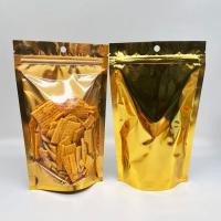 China New Transparent PE Plastic Stand-Up Zipper Bag With Silver Gravure Printing Food Packaging For Sugar And Jelly for sale