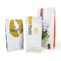 China Customized LOGO Printing Flat Bottom Pouch Gusset Eight Side Seal Pet Food Bag Rice Cookie Dry Goods Food Plastic Bag For Coffee for sale