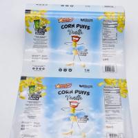 China Custom Foil Laminated Aluminum Plastic Food Flexible Packaging Film Roll Sachet For Taro Tomatto Potato Chips Packaging for sale