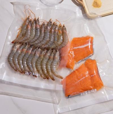 China Custom Printed Heavy Duty Embossed Vacuum Pack Food Storage Embossed Vacuum Bags for sale
