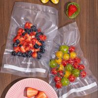 China Custom Printed Heavy Duty Embossed Vacuum Pack Food Storage Embossed Vacuum Bags for sale