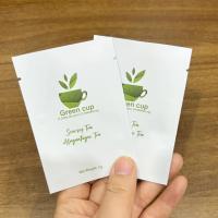 China Factory Price Tea Sachet Own Design Foil Lining Custom Tea Powder Three Side Sealed Bags Vitamin Capsule Pouches for sale