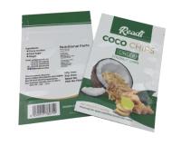 China Custom Printed Heat Seal Three Side Sealed Zipper Plastic Food Grade Pouch Zip Lock Bag for sale