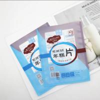 China Three Side Seal Stand-Up Pouch With Zipper Top Moisture Proof BOPP & PE For Food Packaging Storage And Usage for sale