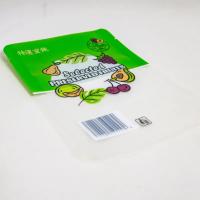 China Custom Printed Food Packaging Bag Small Size Three Side Seal Bag With Window for sale
