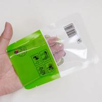 China Custom Printed Food Packaging Bag Small Size Three Side Seal Bag With Window for sale