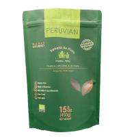 China Kraft Paper Sachet Stand Up Pouch Kraft Paper Bag With Window, Sachet Kraft Stand Up Paper Pouch for sale