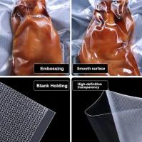 China China Supplier Wholesale Vacuum Seal Bag Textured Embossed Black Transparent Food Packaging Vacuum Sealer Bags for sale
