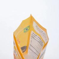 China Custom Frozen Standing Up Pouch Recyclable Roast Fried Food Packaging Bags With Zipper for sale