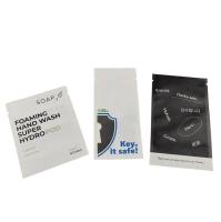 China Three Side Sealed Small Bags Biodegradable Custom Printing Sachet For Coffee Tea Candy Snack Edible Packaging Sample Bags for sale