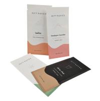 China Three Side Sealed Small Bags Biodegradable Custom Printing Sachet For Coffee Tea Candy Snack Edible Packaging Sample Bags for sale