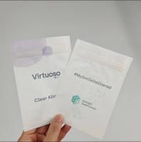 China Three Side Sealed Small Bags Biodegradable Custom Printing Sachet For Coffee Tea Candy Snack Edible Packaging Sample Bags for sale