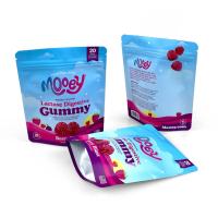 China Custom Printed Moisture-Proof Mylar Stand-Up Pouch Sealed Zipper Bag For Candy Tea Gift Nut Packaging for sale