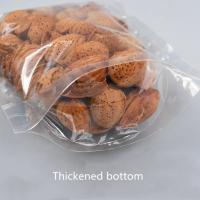 China Food Ziplock Clear Custom Print Stand Up Pouch Zip Lock Packaging Plastic Transparent Bag With Zipper for sale