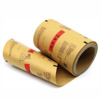 China Customized Kraft Paper Packaging And Plastic Film Roll For Tea Biscuits, Food Fries - Biodegradable And Food Grade for sale