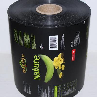 China Customized Heat Sealed Flexible Packaging Film For Snack Food, Potatoes, Corn Tortillas, Cornmeal, Banana Slices for sale