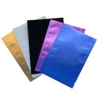 China Customized Printed Heat Sealed Plastic Bags, Aluminum Foil Food Packaging Vacuum Storage 3-Side Sealed Bags for sale