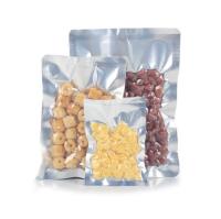 China Customized Food Grade Plastic, Pure Aluminum, Transparent 3-Side Sealed Vacuum Bag, Steaming Bag, Food Storage Packaging for sale