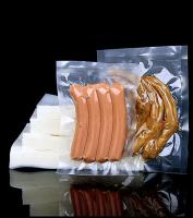 China Customized Food Grade Plastic, Pure Aluminum, Transparent 3-Side Sealed Vacuum Bag, Steaming Bag, Food Storage Packaging for sale