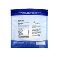 China Wholesale Custom Printing Three Sided Sealed Bag, Food Grade Polyethylene Plastic Bag, With Window And Reusable Biscuit Zipper for sale