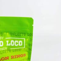 China Vertical Resealable Matte Finished Food Grade Snack Candy Bag With Transparent Window for sale