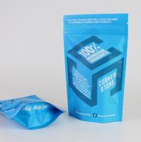 China Customized High Barrier Matte Powder Pen Ball Packaging Bag With Zipper And Aluminum Foil Upright Bag for sale
