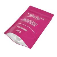 China Customized Printed Aluminum Foil Bath Salt Spice Coffee Food Packaging Zipper Lock Bag Plastic Polyester Film Soap Bag for sale
