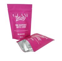 China Customized Printed Aluminum Foil Bath Salt Spice Coffee Food Packaging Zipper Lock Bag Plastic Polyester Film Soap Bag for sale