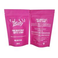 China Customized Printed Aluminum Foil Bath Salt Spice Coffee Food Packaging Zipper Lock Bag Plastic Polyester Film Soap Bag for sale