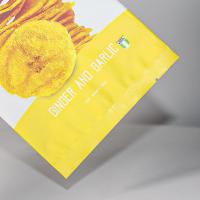 China Digital Printing Customized Printed Plastic Aluminum Foil Bag Coffee Snack Three Side Sealed Bag Flat Pouch Back Sealed Bag for sale