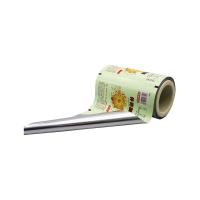 China Sachet Wrapper Film Roll Plastic Foil Material Pet/Al/Pe Custom Condom Packaging Sachet Liquid Honey Bee Packaging Film Rolls for sale