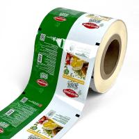 China Custom Printing Aluminum Foil Laminated Food Packaging Roll Film Coffee Potato Chips Plastic Biscuits Snack Packaging Film for sale