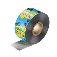 China Custom Print Plastic Foil Laminated Biodegradable Heat Sealable Wrap Powder Juice Stick Plastic Sachet Roll Film for sale