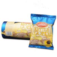 China Customized Printed High Barrier Aluminum Foil Metallic Laminated Roll Film Plastic Potato Chips Packaging Bag Rollstock for sale