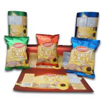 China Customized Printed High Barrier Aluminum Foil Metallic Laminated Roll Film Plastic Potato Chips Packaging Bag Rollstock for sale