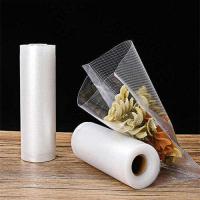 China Custom Printed Wholesale Transparent Nylon Vacuum Bag One Side Clear Pouch For Meat Or Vegetables for sale