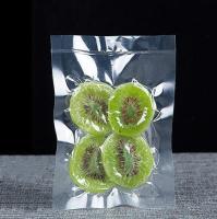 China Custom Printed Wholesale Transparent Nylon Vacuum Bag One Side Clear Pouch For Meat Or Vegetables for sale